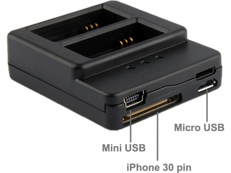 Comprar Cargador dual de baterías para GoPro Hero 3. AHDBT-301 con ... Comprar Cargador dual de baterías para GoPro Hero 3. AHDBT-301 con ...